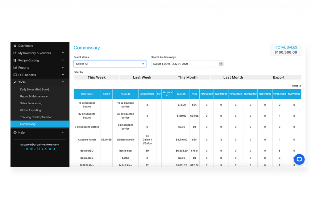 Commissary Management Software | Orca Inventory